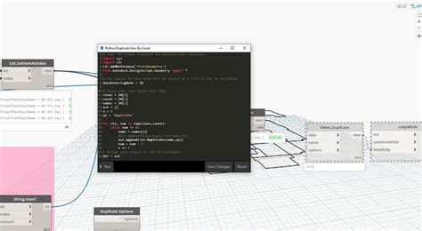 Views Duplicate Revit Dynamo
