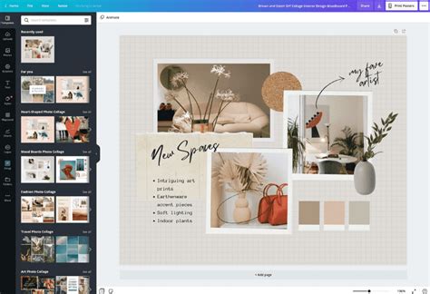 Interior Design Mood Board Samples Psoriasisguru