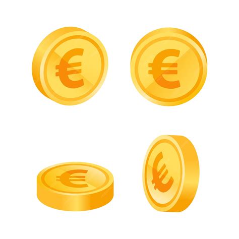 Premium Vector Euro Vector Coin Collection