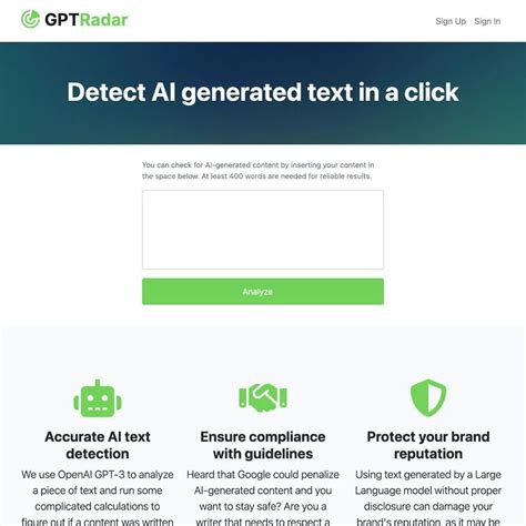 Gpt Radar Ai Detector Detectortoolsai