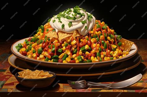 Premium Photo Papas Locas In Veggie Overload Traditional Papas Locas