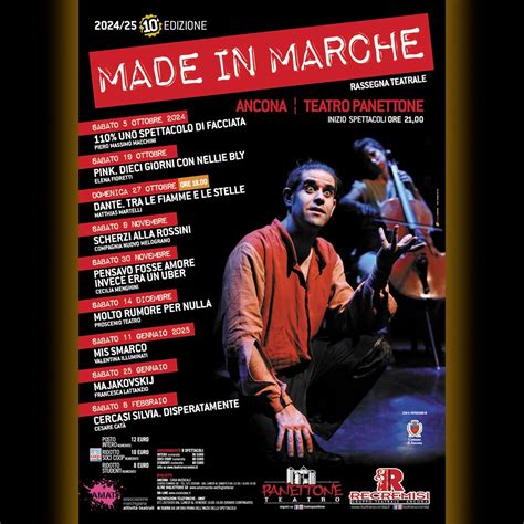 Teatro Panettone 20242025 Al Via Il 5 Ottobre Con Made In Marche La