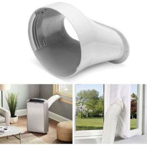 Air Conditioner Window Hose Adapter Flat Vent Interface 15cm Window
