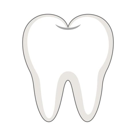 White Tooth Illustration 49152005 Vector Art At Vecteezy