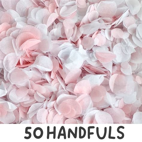 50 Guests Confetti Package Wedding Confetti Packets And Stickers