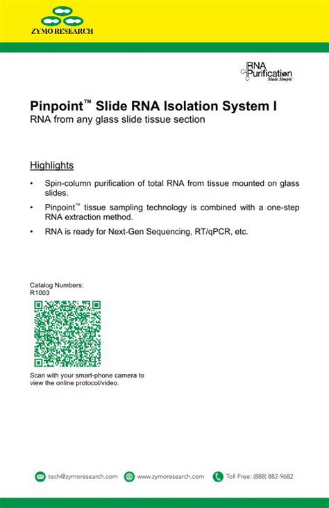 PDF Pinpoint Slide RNA Isolation System I DOKUMEN TIPS