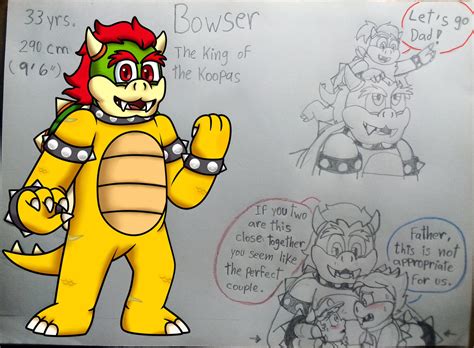Bowser King Of The Koopas Smb Au By Jaquelinejocol On Deviantart