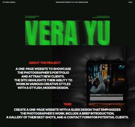 Website Portfolio For Photographer Ux Ui Web Design Behance