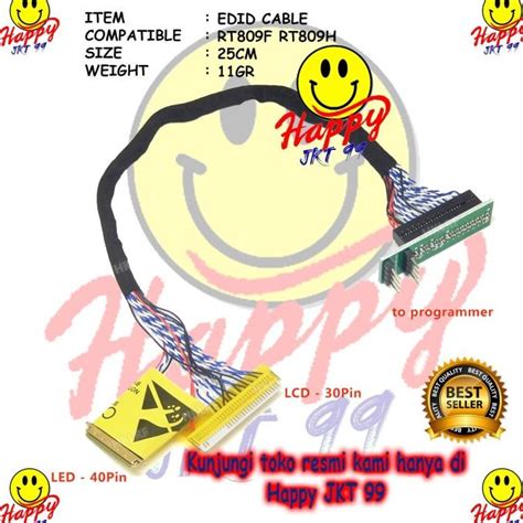 Jual ORIGINAL KABEL FLASH LED PIN LCD EDID CABLE PROGRAMING Shopee Indonesia