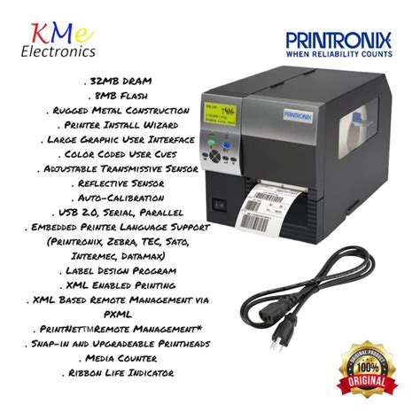 Brandnew Authentic Printronix Thermaline Sl T4m Thermal Transfer