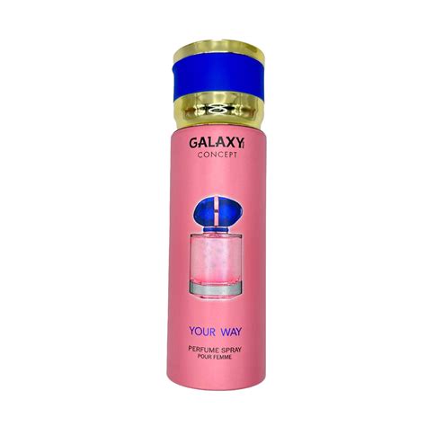 Perfume En Spray Galaxy Yourway 200ml Cosméticos En Línea