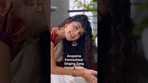 Anupama Parmeshwar Singing Song Ll Happy Onam Youtube