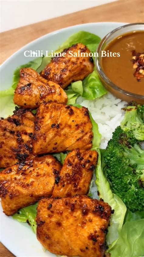 Chili Lime Salmon Bites Recipe