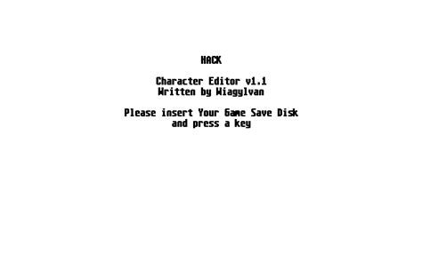 Atari St Nethack Character Editor Scans Dump Download Screenshots