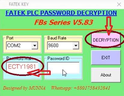 Fatek Plc Password Unlock Software Free Download PLC Unlock BD