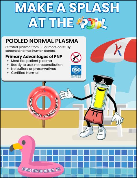 George King Bio Medical Inc On Linkedin Poolednormalplasma