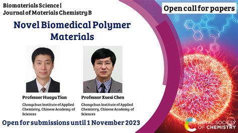 Open Call For Papers Novel Biomedical Polymer Materials Journal Of