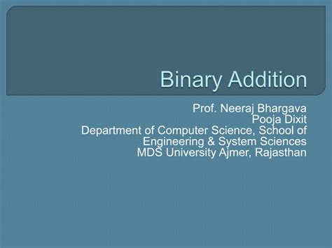 Binary Presentation Pptx