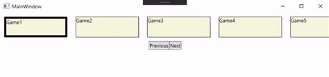 C How Can I Implement A Carousel Of Images In Wpf Where The Selected