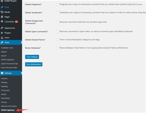 Small Wordpress Database Cleanup And Optimization Plugin Wpdb Optimize