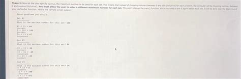 solved all part of one question broken up intk chunks but