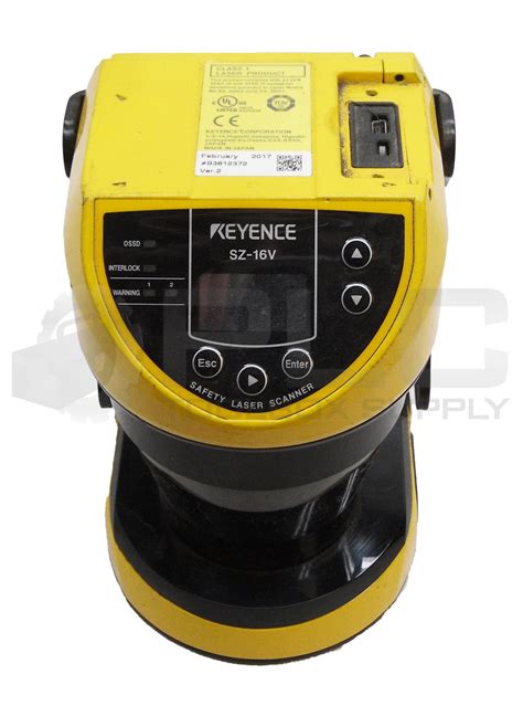 Keyence Sz 16v Safety Laser Scanner 24vdc 10 5w Read Plc Toolbox Supply