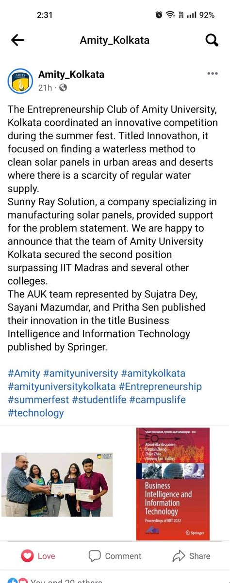 Pritha Sen On Linkedin An Unexpected Milestone Achieved ♥️ Being Featured On Our Universitys
