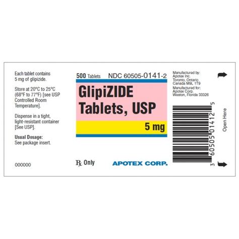 Glipizide 5mg Rx Products