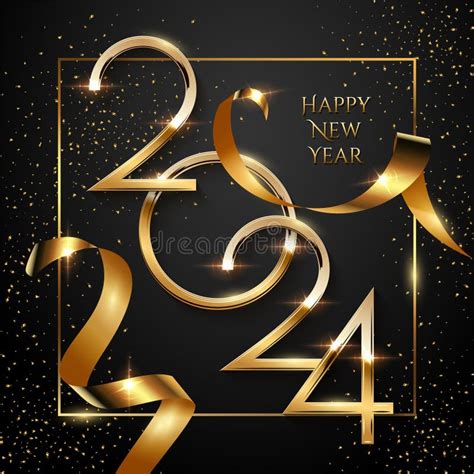 快乐2024新年贺卡矢量图模板 圣诞节社交媒体横幅设计祝贺 向量例证 插画 包括有 前夕 看板卡 294714486