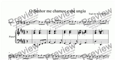 O Senhor Me Chamou E Me Ungiu Download Sheet Music Pdf File
