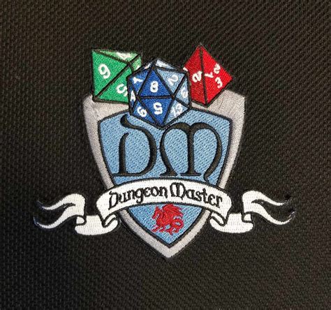 Dm Dungeon Master Class Shield Iron On Patch Etsy