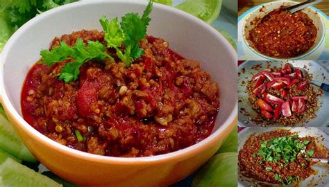 วิธีทำ น้ำพริกอ่อง สูตรพริกแกงโขลกเอง ทำง่าย อร่อยติดใจ Ideapunsuk