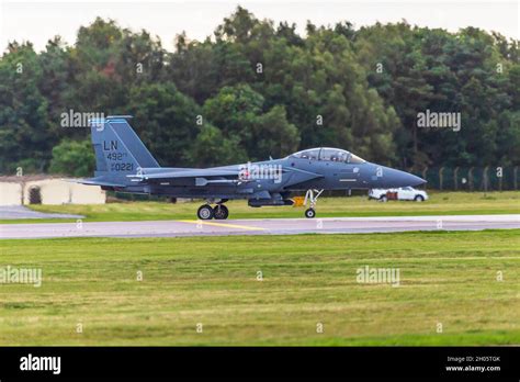 USAF F15 Strike Eagle Tactical Fighter bei RAF(USAF) Lakenheath in ...