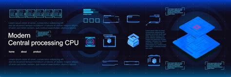 Premium Vector New Generation Microprocessor Realistic Processor For