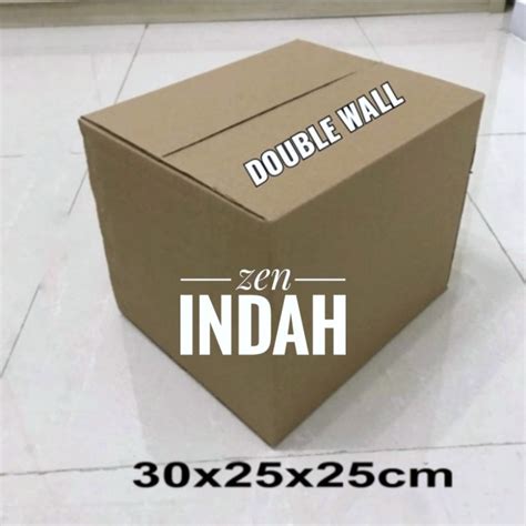 Jual Kardus Karton Box Uk 30x25x25 Cm DOUBLE WALL Jakarta Barat
