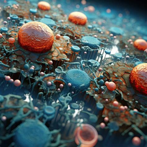 Coronavirus Or Flu Virus Isolated Microscopic View Of Floating