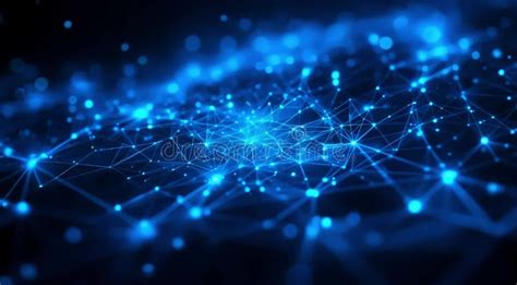 Abstract Blue Network Connection Data Flow Stock Video Video Of Flow Modern 384693657