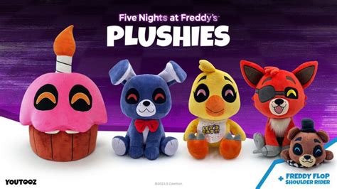 Adorable New Five Nights At Freddys Movie Youtooz Plushies Coming Soon
