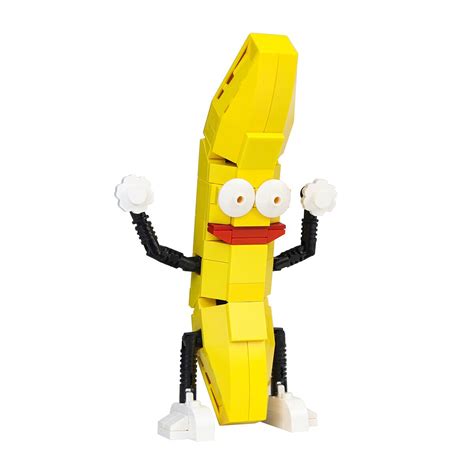 Buildmoc C2419 Dancing Banana Model 124 Bricks
