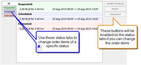 Order Statuses