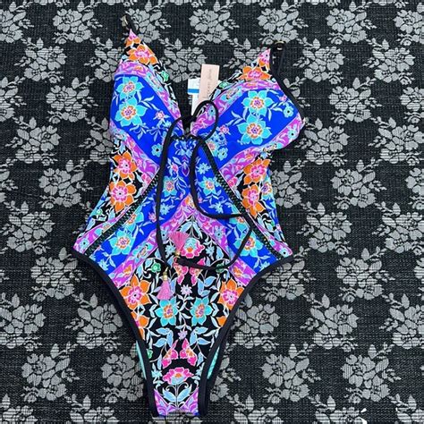 Nanette Lepore Swim Nanette Lepore Flower Bomb Scarf Goddess One