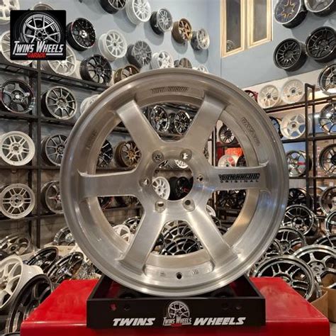 Jual Velg Te37 Progressive Nano Brush Clear By Jf Luxury R18 Pcd 6x139