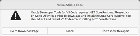 Oracle Vs Code Does Not Detect Net Core Runtime In Linux Mint Stack Overflow
