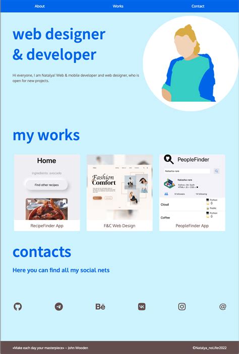 Github Natasha Rarepersonal Profile Webpage My First Personalprofilewebpage