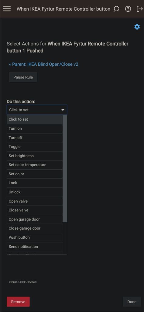 Rule To Control Blinds Using Sonoff Button Device Rules Examples