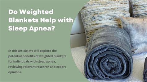 Do Weighted Blankets Help With Sleep Apnea Sweet Zzz Official
