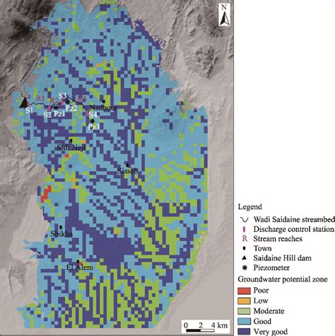 Groundwater Recharge Potential Areas Wri Water Recharge Index
