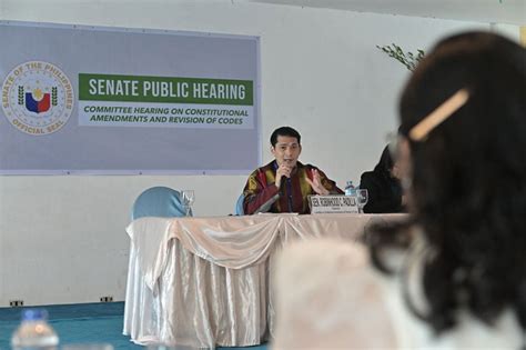 Padilla Brings Cha Cha Hearing To Mindanao Gets Backing From Local