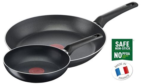 Tefal Pfannen Set Simple Cook 2 Teiliges Pfannenset Aluminium Set 2