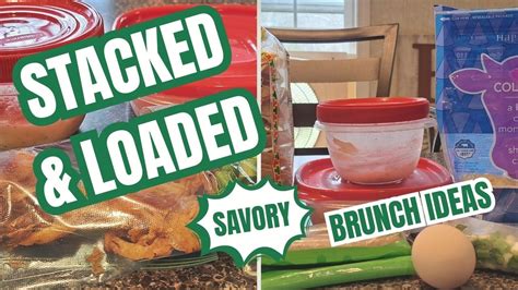 Savory Brunch Stacks Silver Hair Homemaker Youtube